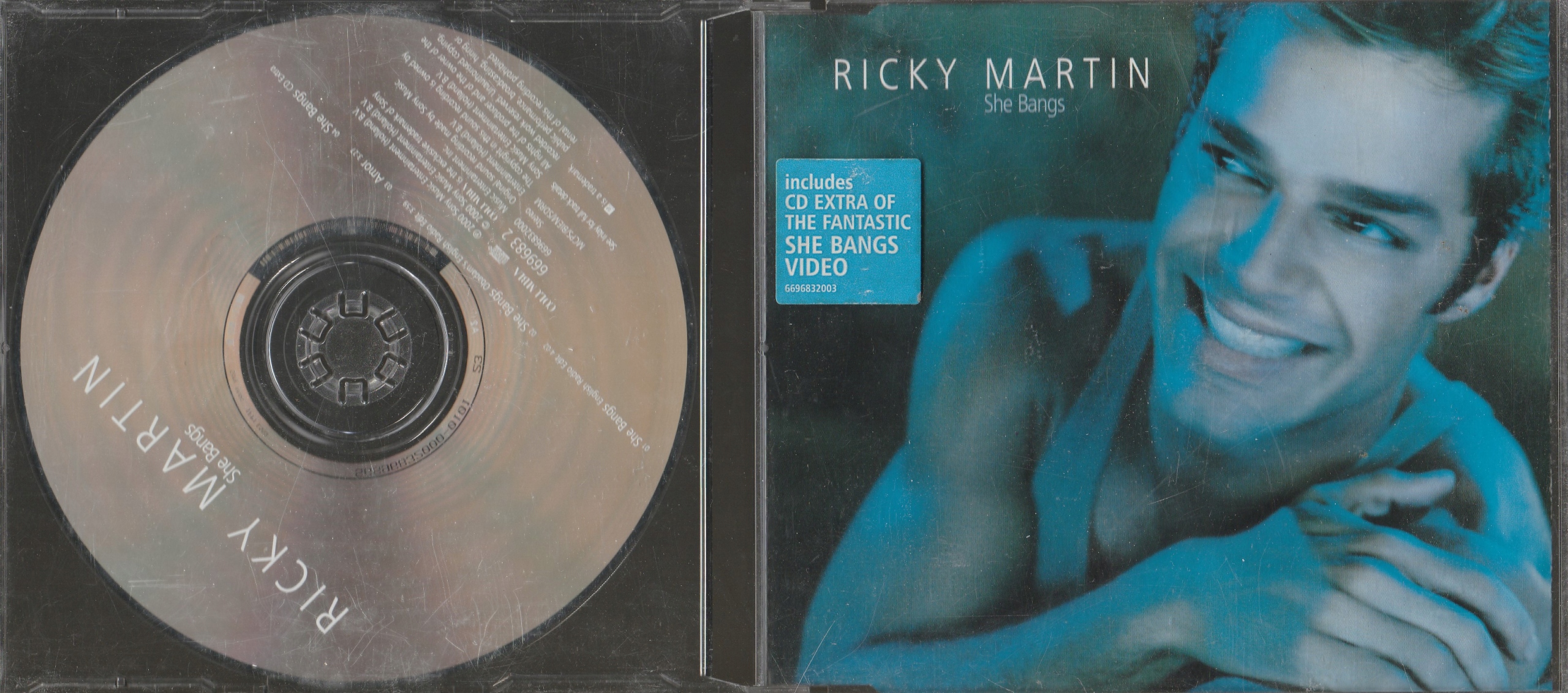 Płyta Maxi CD Ricky Martin - She Bangs 2000 Singiel _____________________ 17462451265 - Sklepy ...