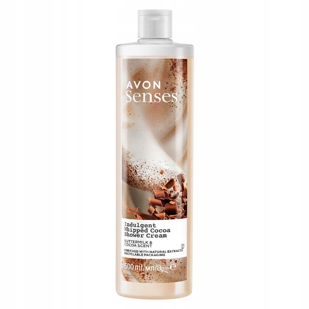 Kremowy żel pod prysznic Whipped Cocoa Senses Avon 500 ml ...