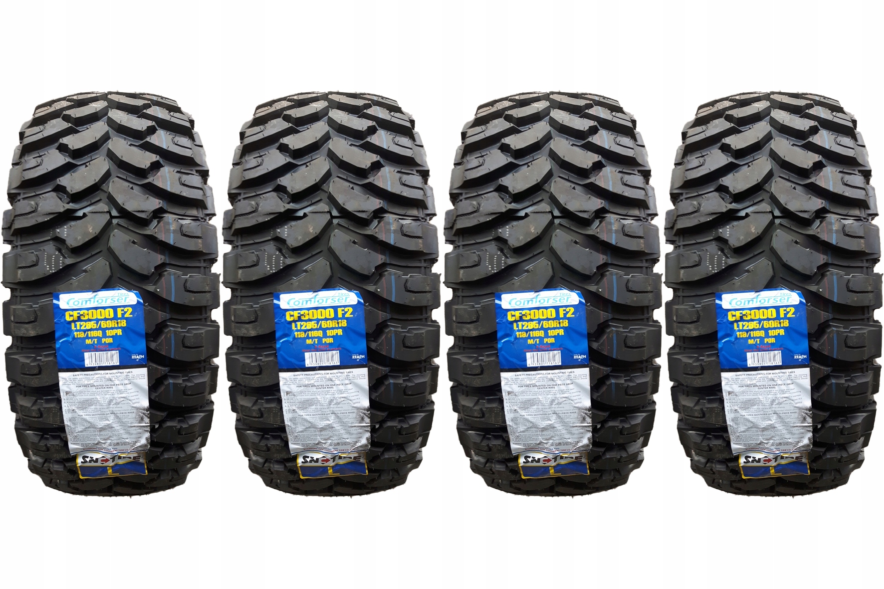 OPONY 265/60R18 COMFORSER CF3000 CAŁOROCZNE BIAŁE LITERY POR 3PMSF MT ...