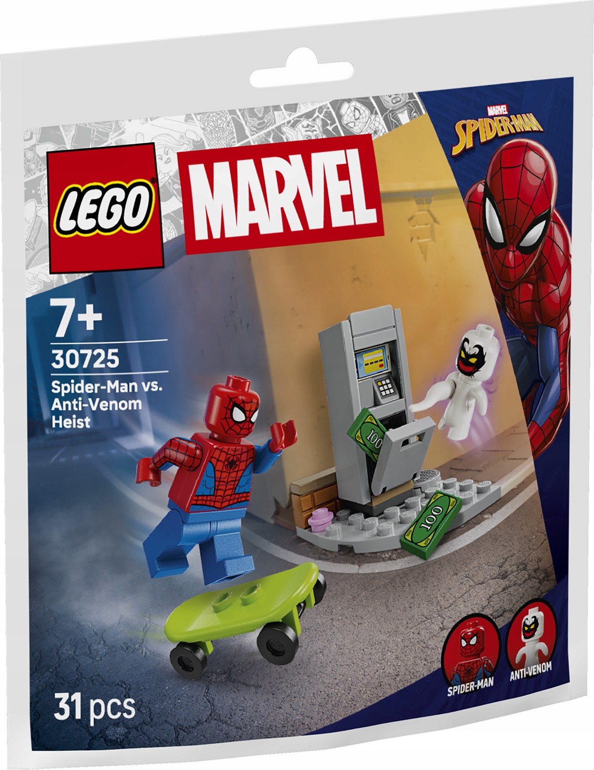 LEGO MARVEL Spider-Man vs. Anti-Venom Napad 30725 (5702018058091 ...