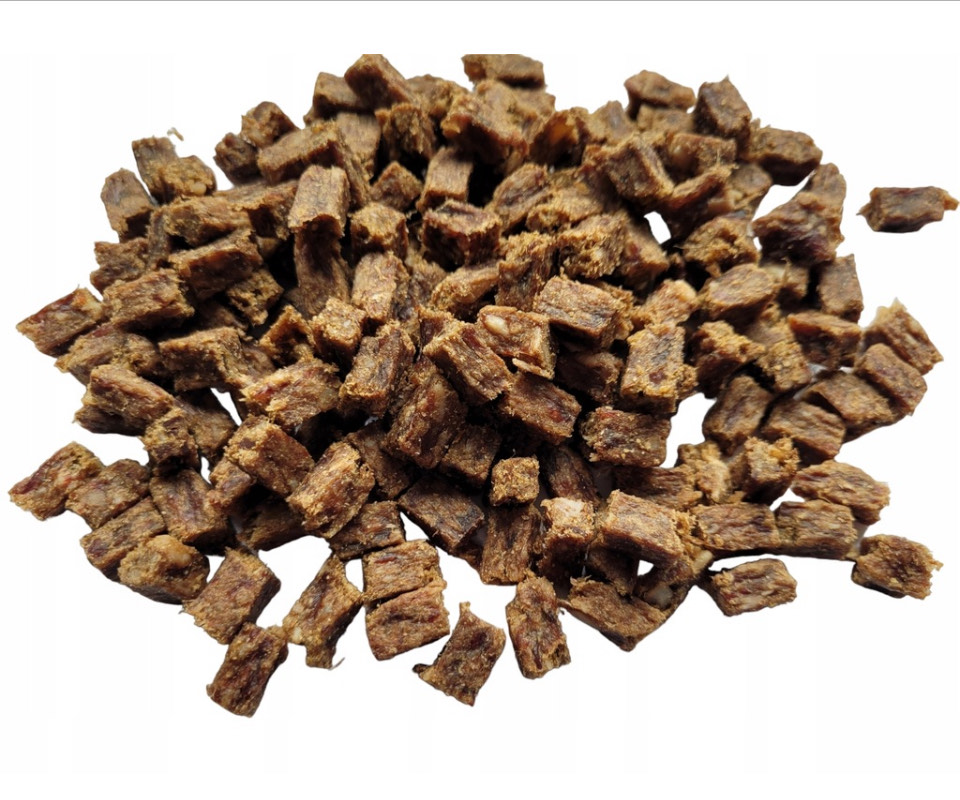 Marhahúsos jutalomfalatok kutyáknak, 500g, 100% természetes ...