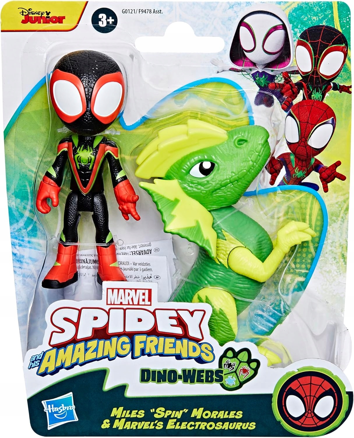 SPIDEY I SUPER KUMPLE ZESTAW FIGUREK MILES MORALES I DINOZAUR ...