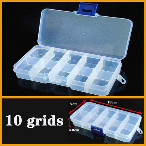 Multi-Function Storage Box - 10 Compartments - Clear za 387.00CZK - Allegro