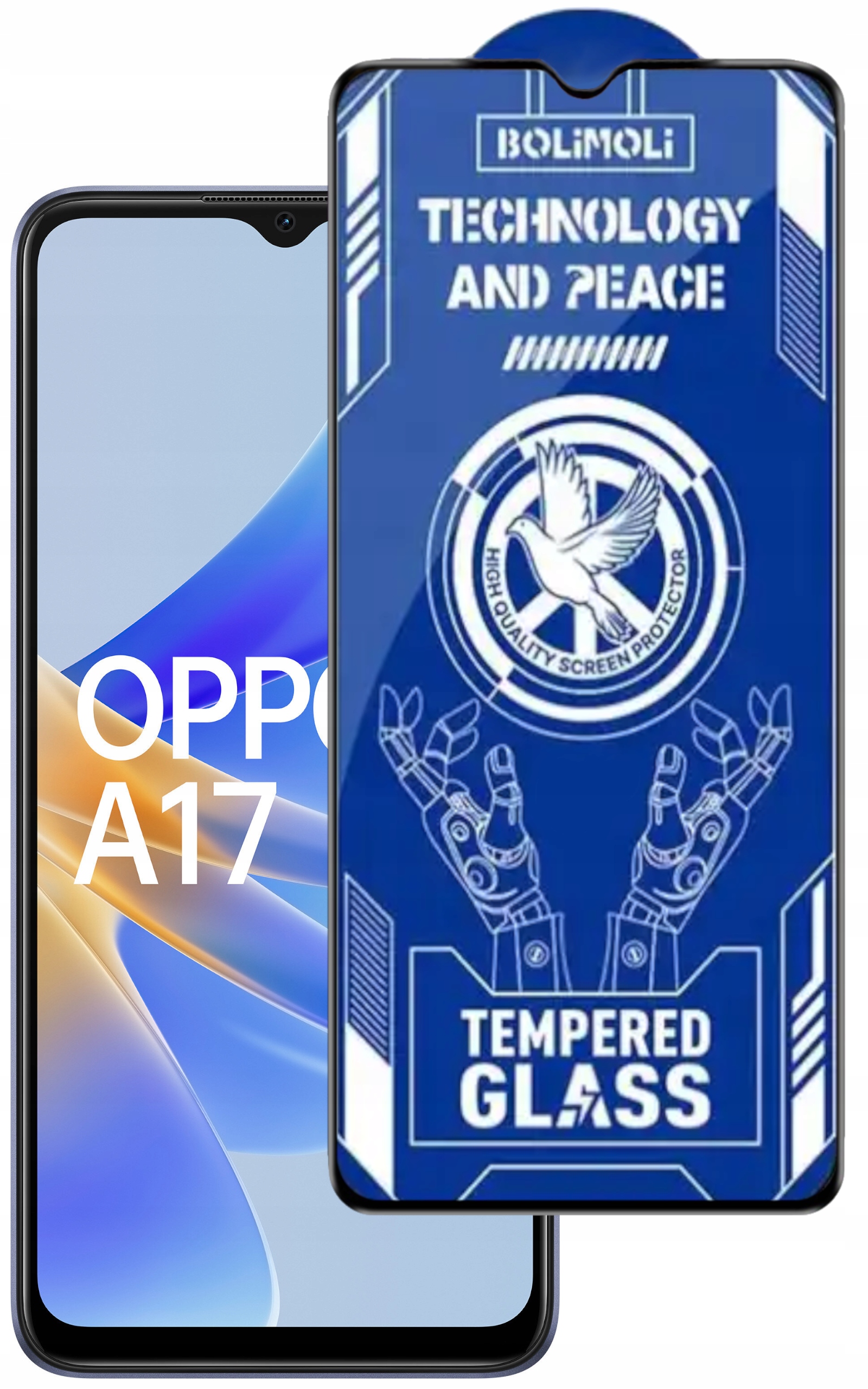Szkło hartowane 5D szybka ochronna na ekran do Oppo A17 / A18 / Oppo ... Szkło hartowane 5D szybka ochronna na ekran do Oppo A17 / A18 / Oppo ...