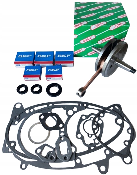 KOMPLETT FŐTENGELY DUELLS CSAPÁGYAK TÖMÍTÉSEK JAWA 50 OGAR 200, • Ár ...