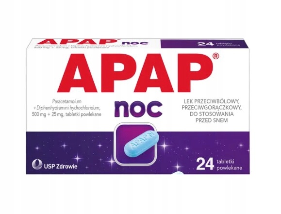Apap Noc 24 szt. tabletki (5909990960132) • Cena, Opinie ...