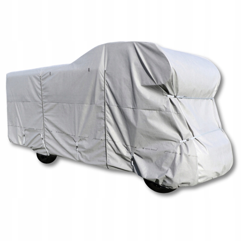 Pokrowiec na kamper alkowa 610-640CM 4-warstwy + 5x Pas 5904041301261 ...