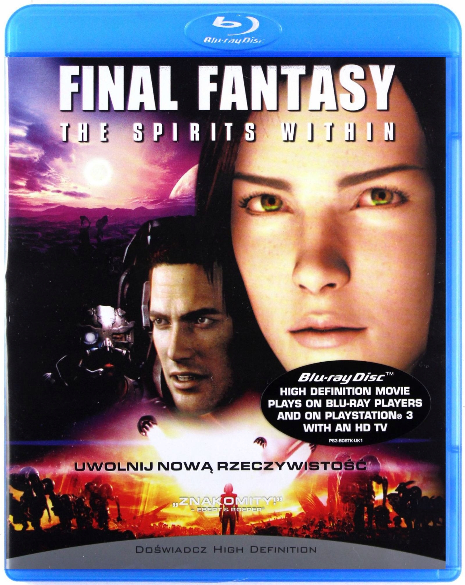 FINAL FANTASY: THE SPIRITS WITHIN płyta Blu-ray • Cena, Opinie - Allegro