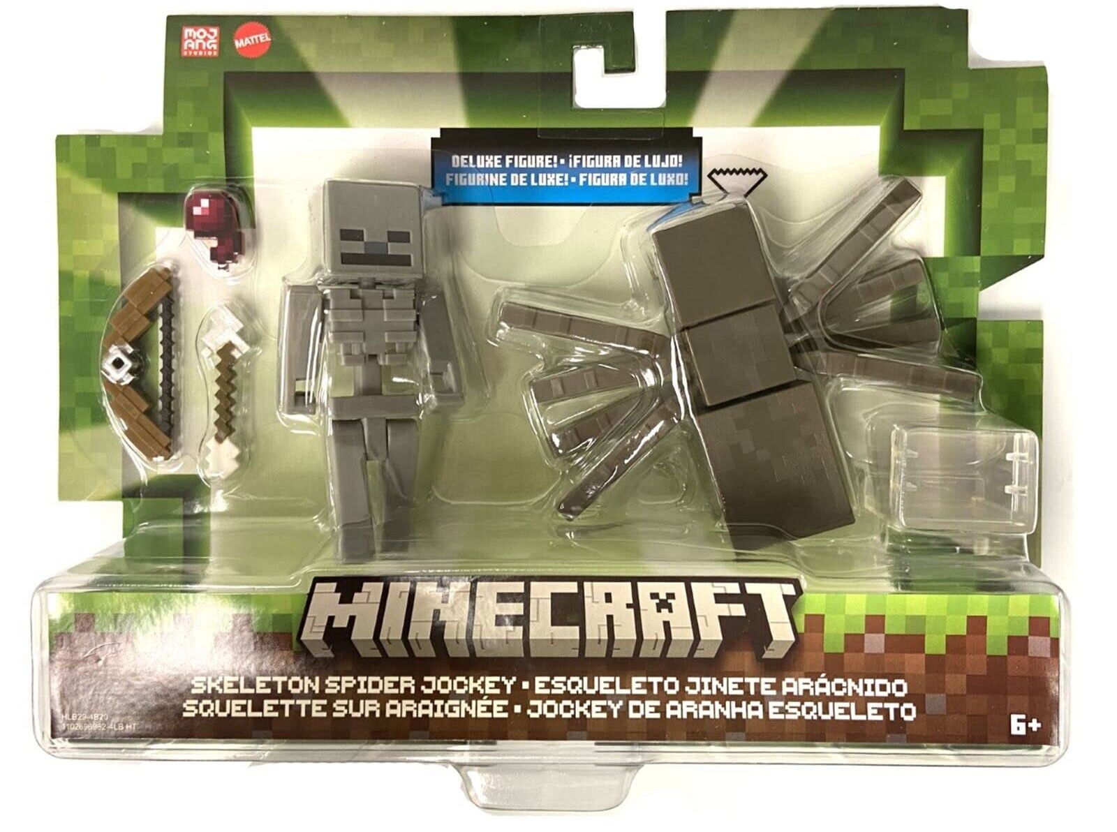 MINECRAFT FIGURKA CRAFT-A-BLOCK SZKIELET I PAJĄK (194735111275) • Cena ...