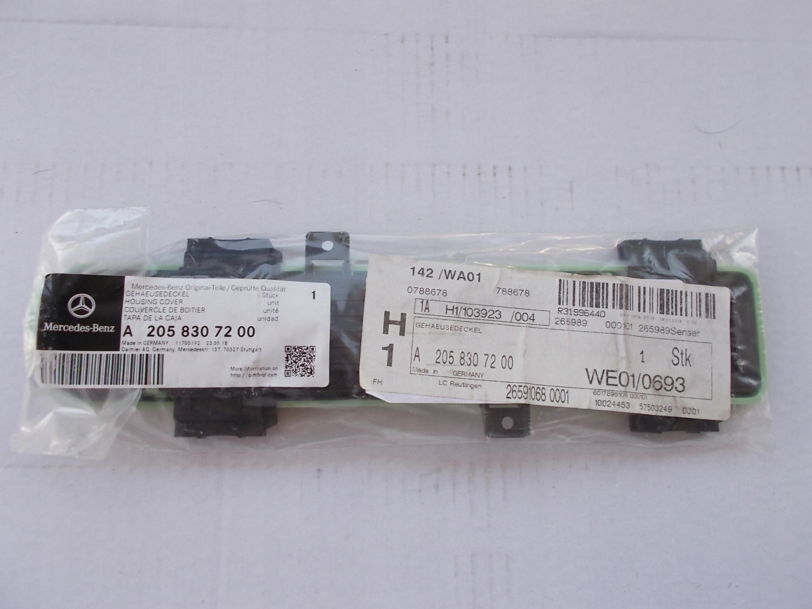 MERCEDES W205 OSŁONA FILTRA KABINOWEGO NOWA 2058307200 za 50 zł z Nowa ...