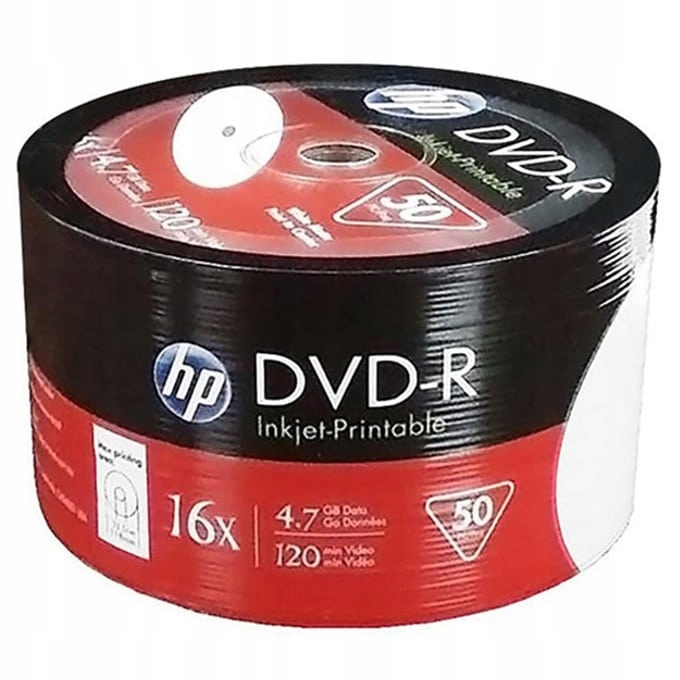 Płyta DVD HP DVD-R 4,7 GB 50 szt. - Sklep, Opinie, Cena w Allegro
