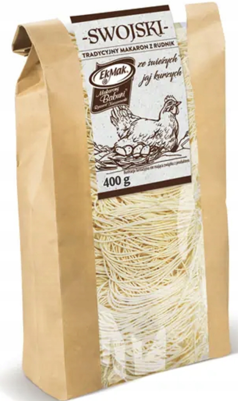 EkMak Makaron Swojski Nitka Cienka 400g (5904072001918) • Cena, Opinie ...