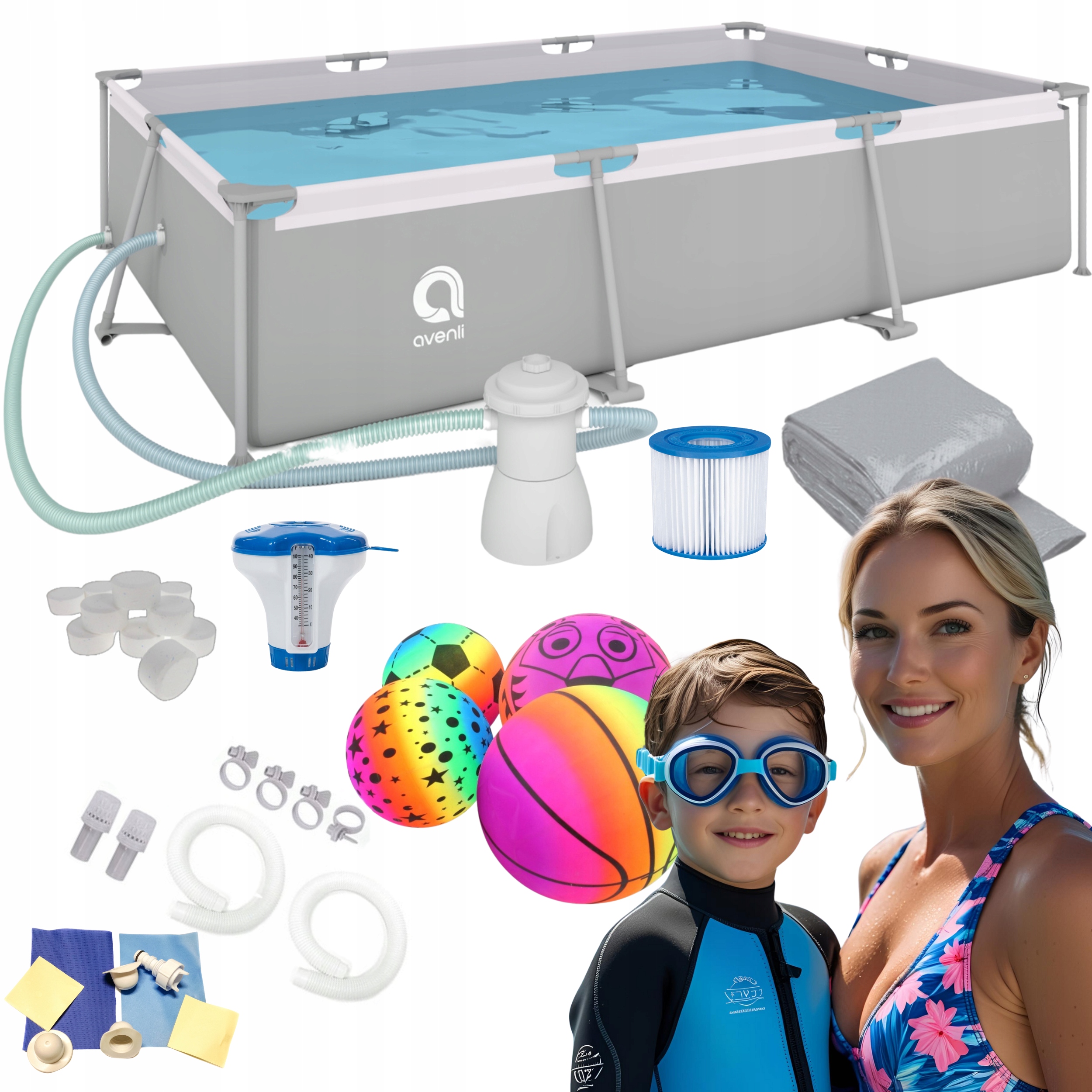 Basen Ogrodowy z Pcv - Niska cena na Allegro