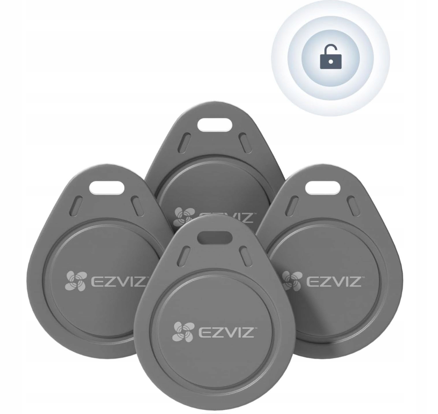 Brelok zbliżeniowy EZVIZ do wideodomofonów HP7 - 4szt | CS-DL-IC-CPU-R200 (5907856386096) • Cena ...