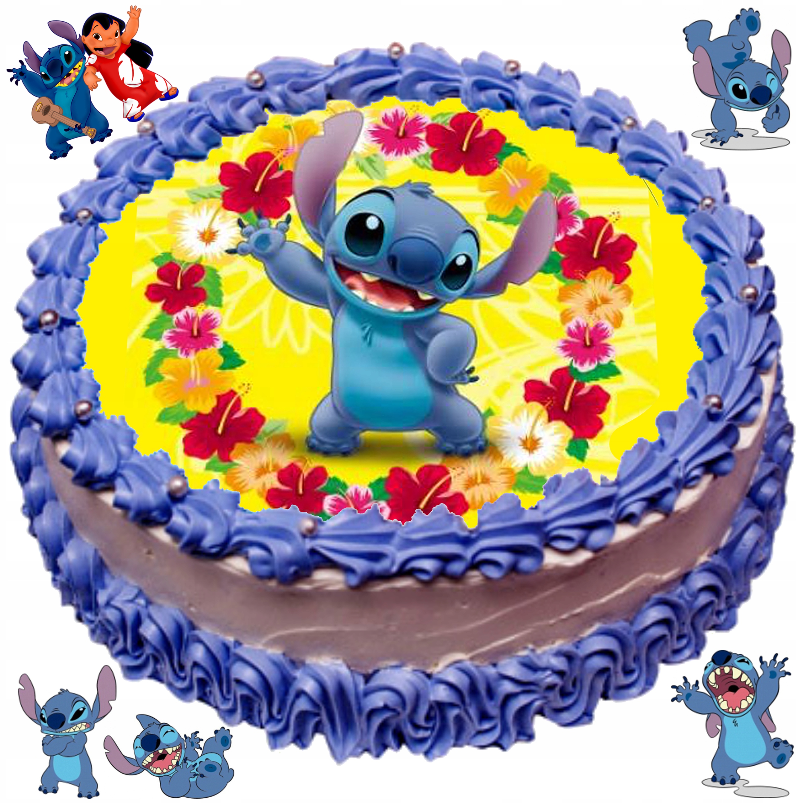 OPLATEK NA DORT LILO A STICH 30 CM +BONUS - CHUTNÉ DOBRODRUŽSTVÍ NA ...