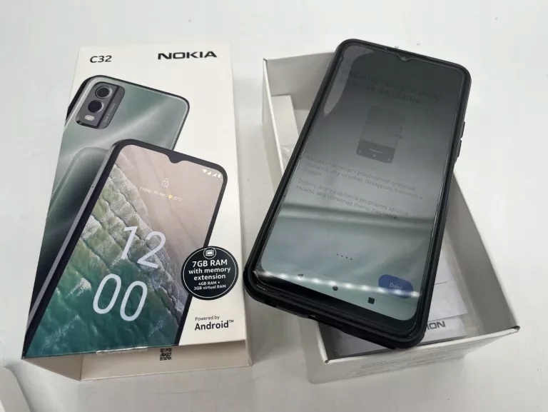 Smartfon Nokia C32 4 GB / 64 GB 4G (LTE) szary • Cena, Opinie - Allegro