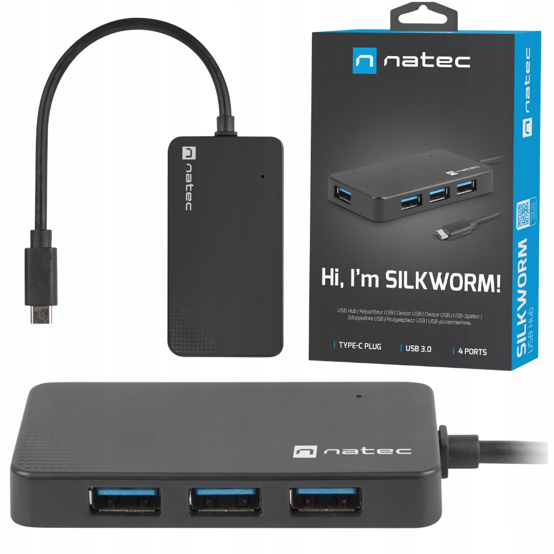 USB 3.0 HUB MULTIPORT ADAPTER 4 PORTY ROZDĚLOVAČ PŘENOS DAT 5Gbps za ...