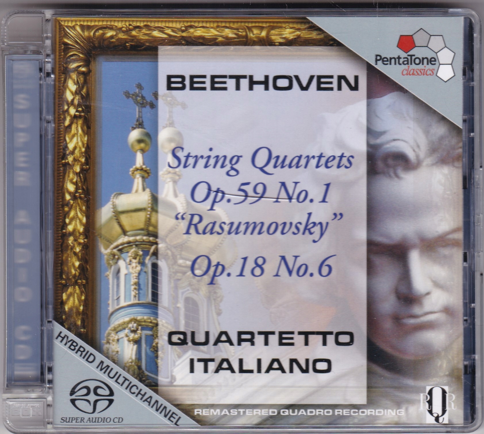 Beethoven: String Quartets Op. 59 Nos. 1 Op. 18 Quartetto Italiano SACD ... Beethoven: String Quartets Op. 59 Nos. 1 Op. 18 Quartetto Italiano SACD ...