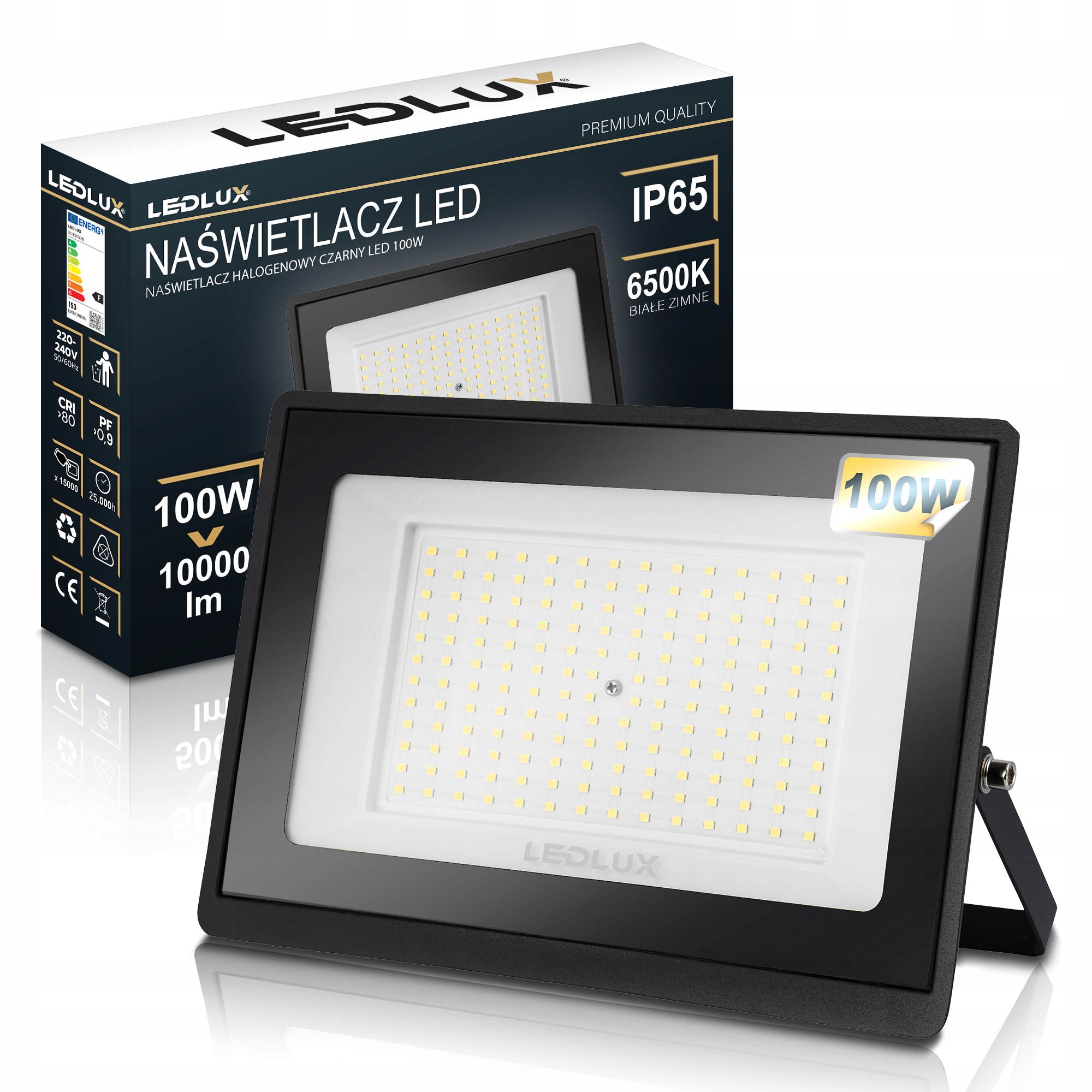 Naświetlacz LED SLIM 100W halogen lampa PREMIUM (5904067088771) • Cena ...