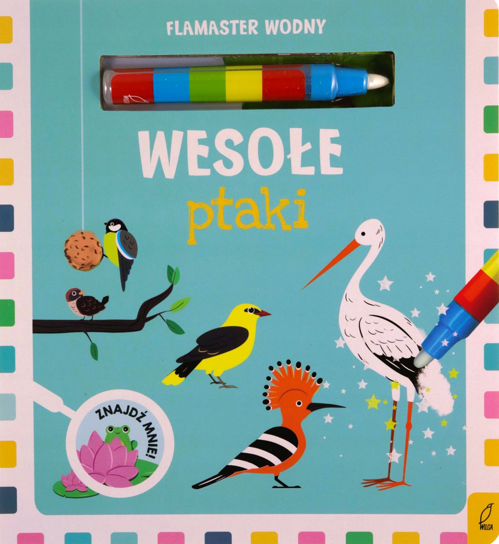 Flamaster wodny Wesołe ptaki Praca zbiorowa Książki dla dzieci ...