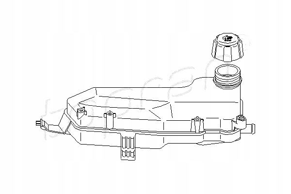 ZBIORNICZEK PŁYNU CHŁODNICY TOPRAN 7701471925 8530 • Cena, Opinie - Allegro