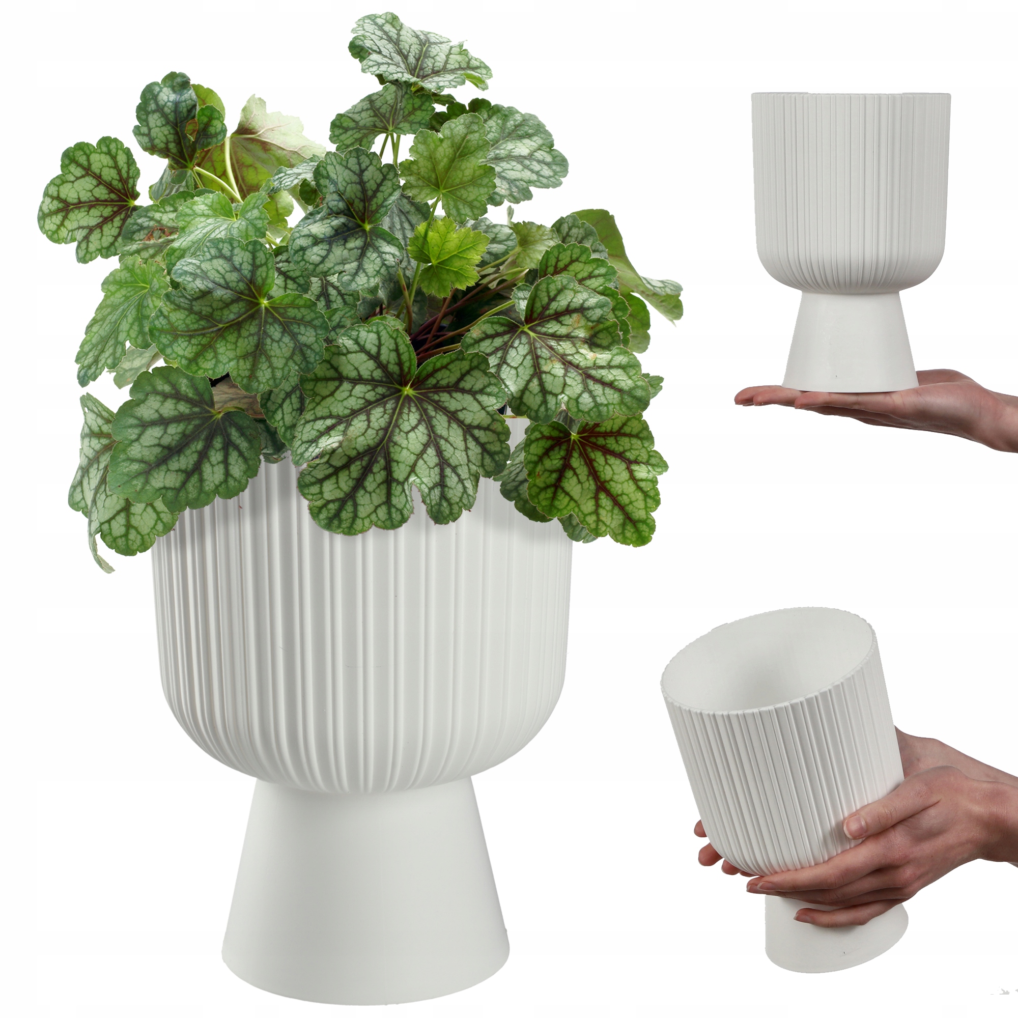 DONICZKA OSŁONKA PLASTIKOWA GAZON 14cm BIAŁA (K8268) • Cena, Opinie ...