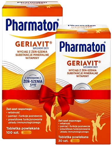Geriavit Pharmaton 100 30 - Niska cena na Allegro