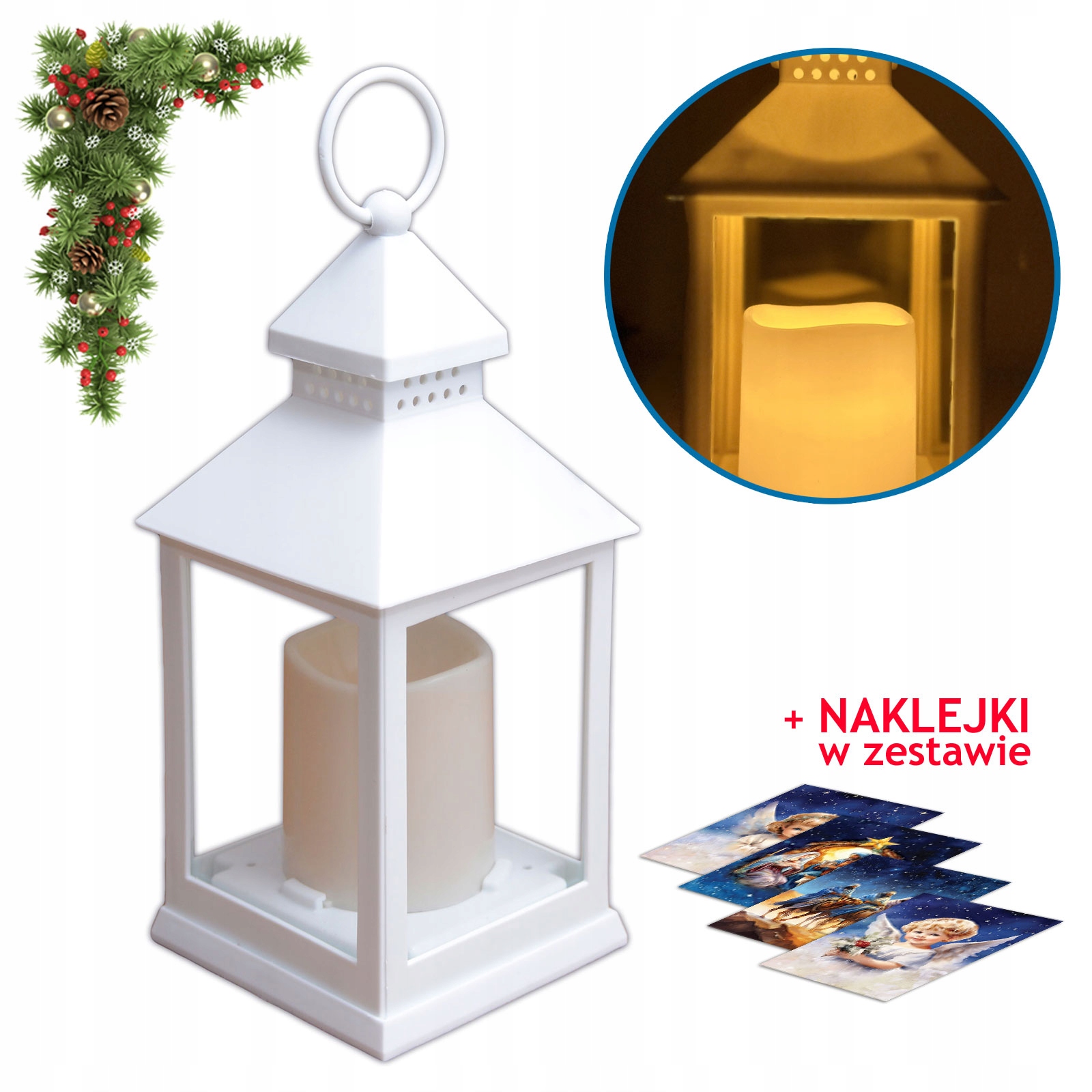 Lampion na roraty, lampion adwentowy LED Latarenka na Święta HIT ...