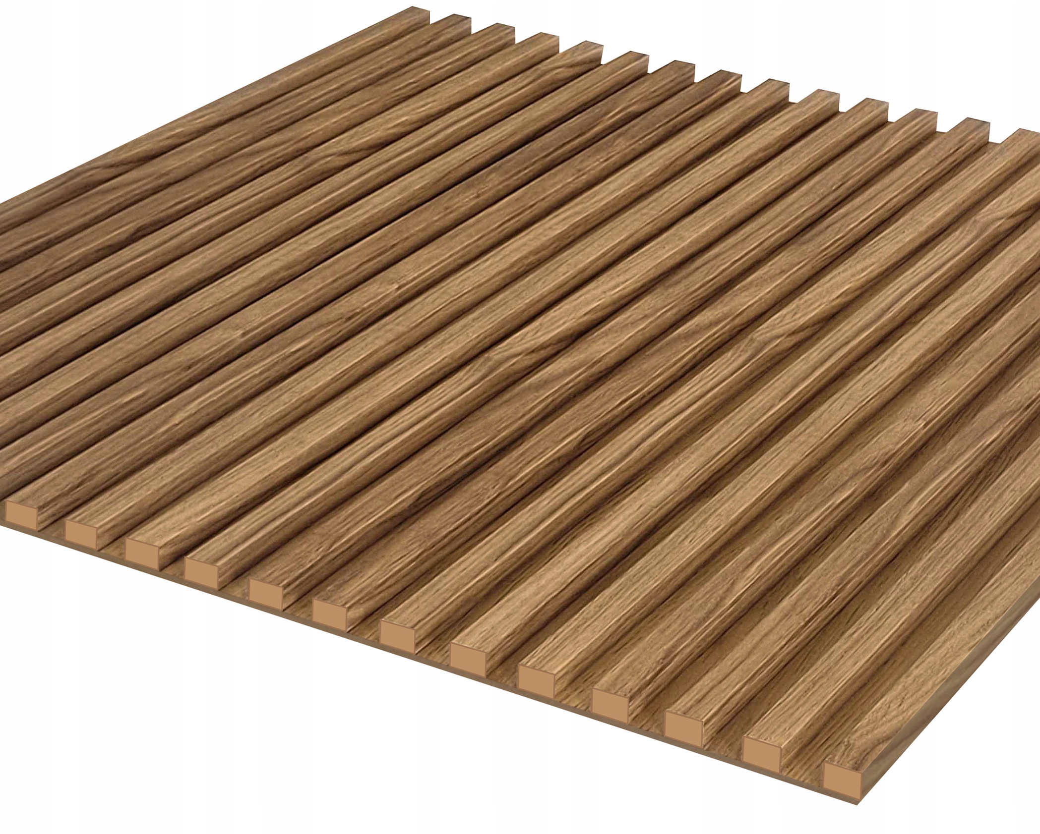 Lamele meblowe ścienne MINI SLIM dąb catania 30 • Cena, Opinie • Lamele ...