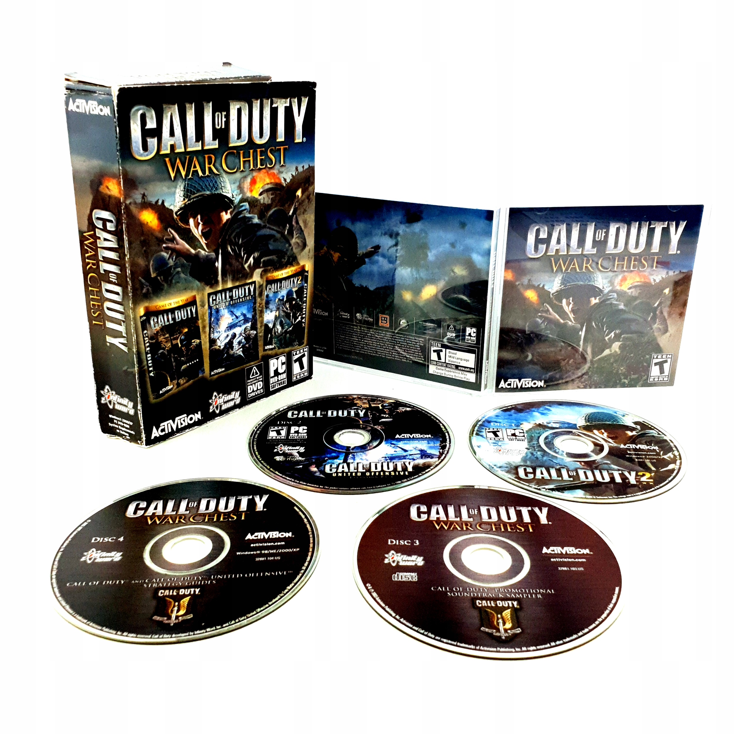 CALL OF DUTY WAR CHEST 1 + 2 PC • Cena, Opinie - Allegro