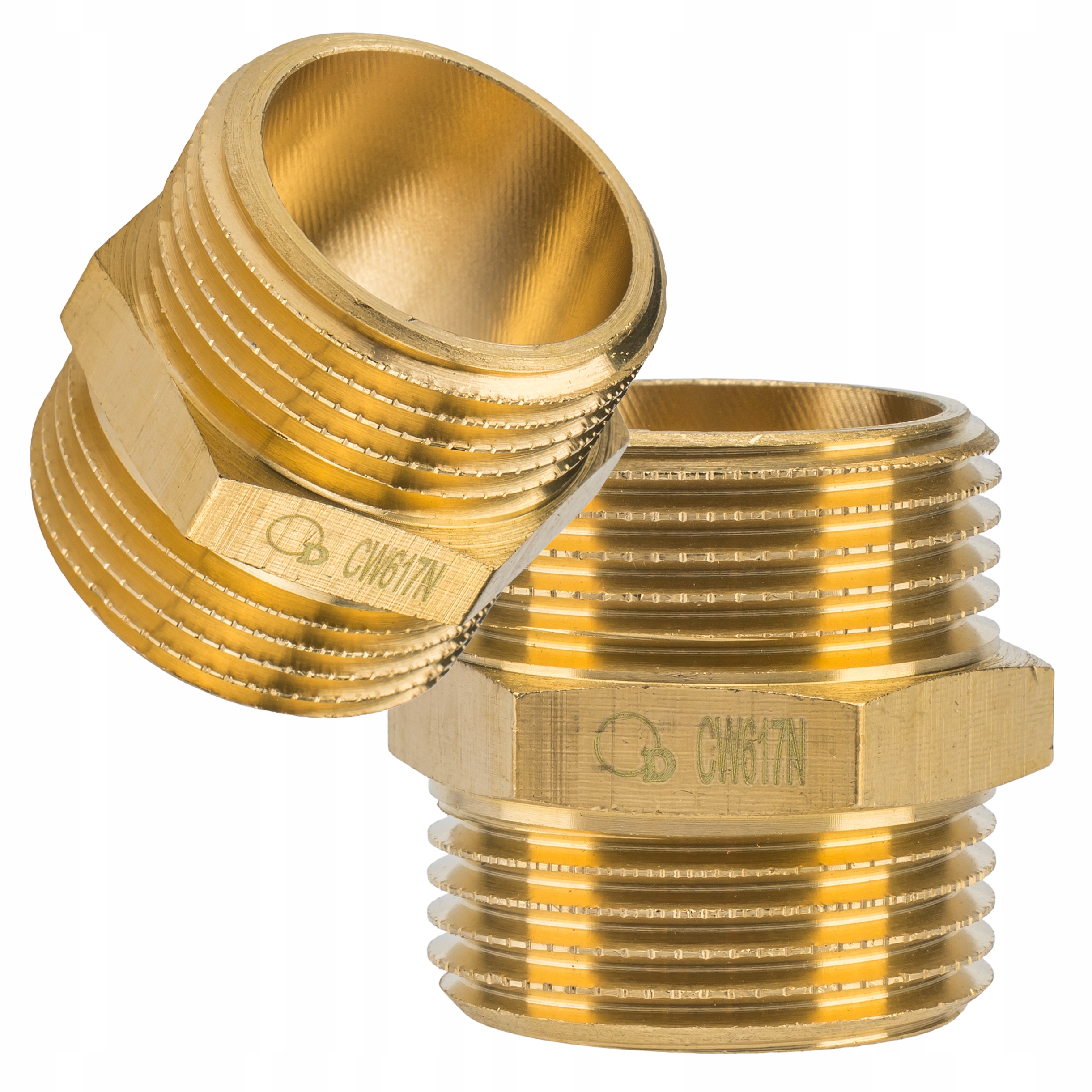 NYPEL MOSIĘŻNY ZŁĄCZKA MOSIĘŻNA RÓWNOPRZELOTOWY 1'' CAL DN25 SOLIDNY ...