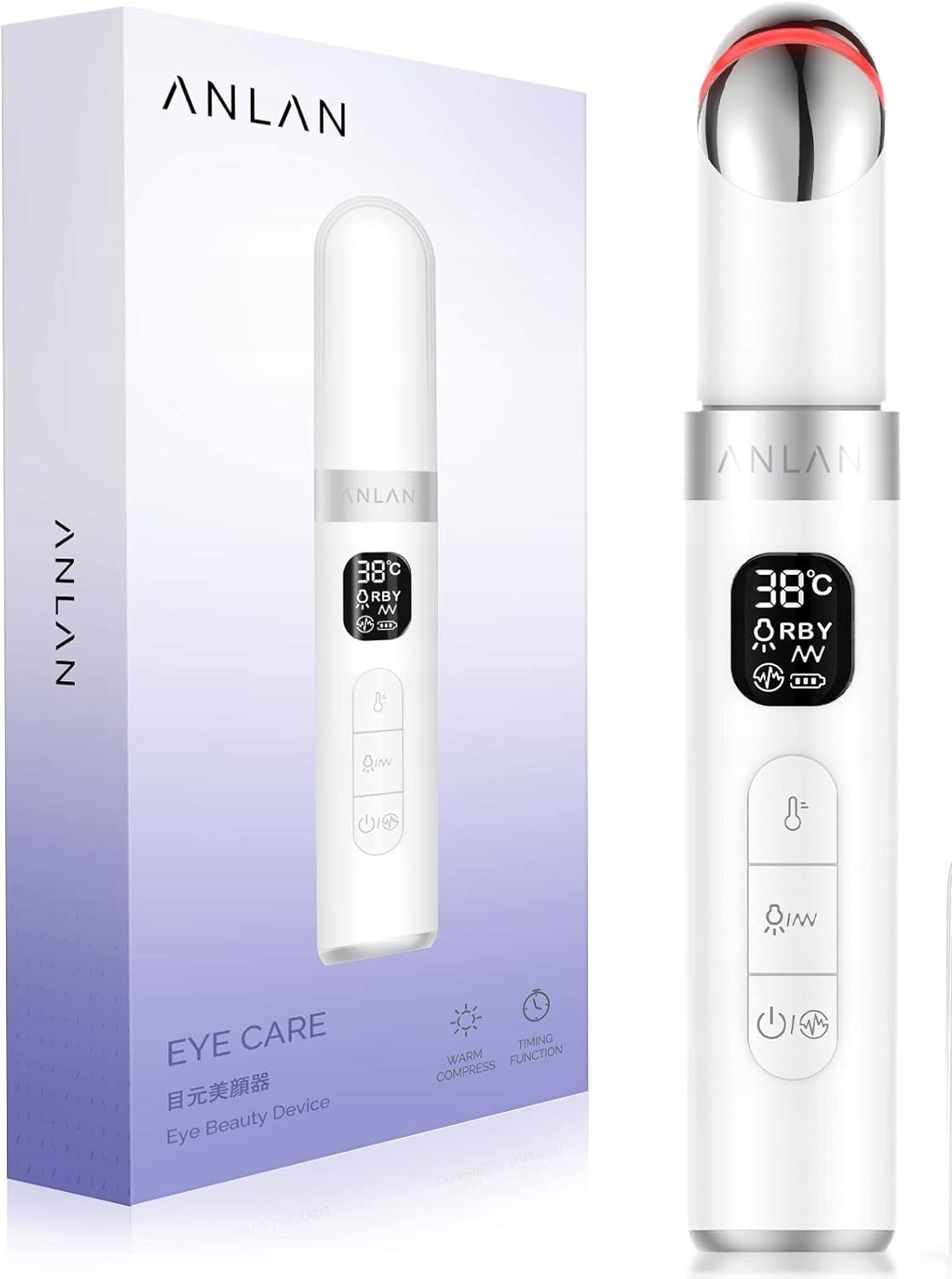 2X RÁNCTALANÍTÓ SZEMMASSZÍROZÓ KÉSZÜLÉK LCD KIJELZŐVEL 45C za 85590 ...