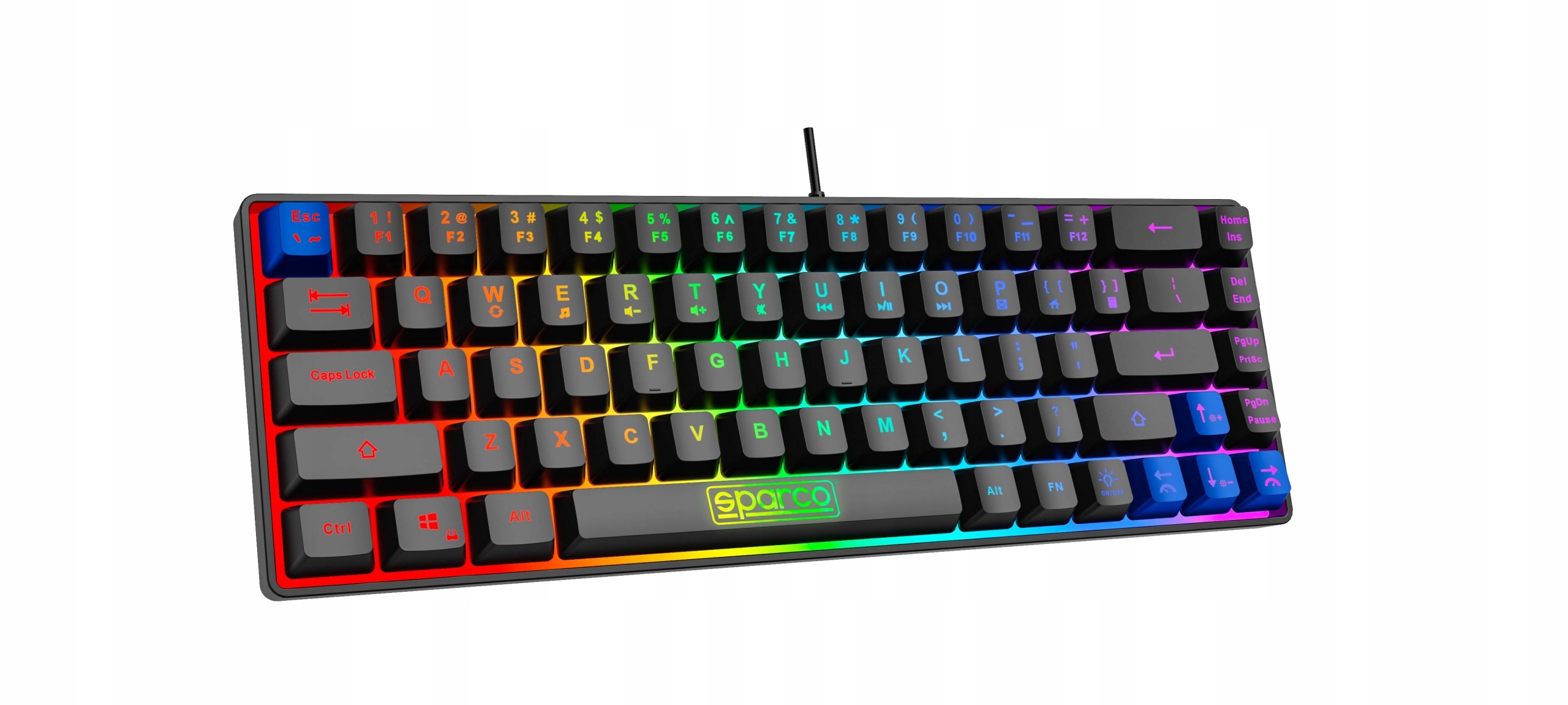 Sparco – herná klávesnica GHOST RGB za 23.30EUR - Allegro