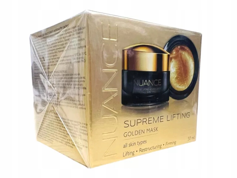 NUANCE SUPREME LIFTING GOLDEN MASK 50ML • Cena, Opinie - Allegro
