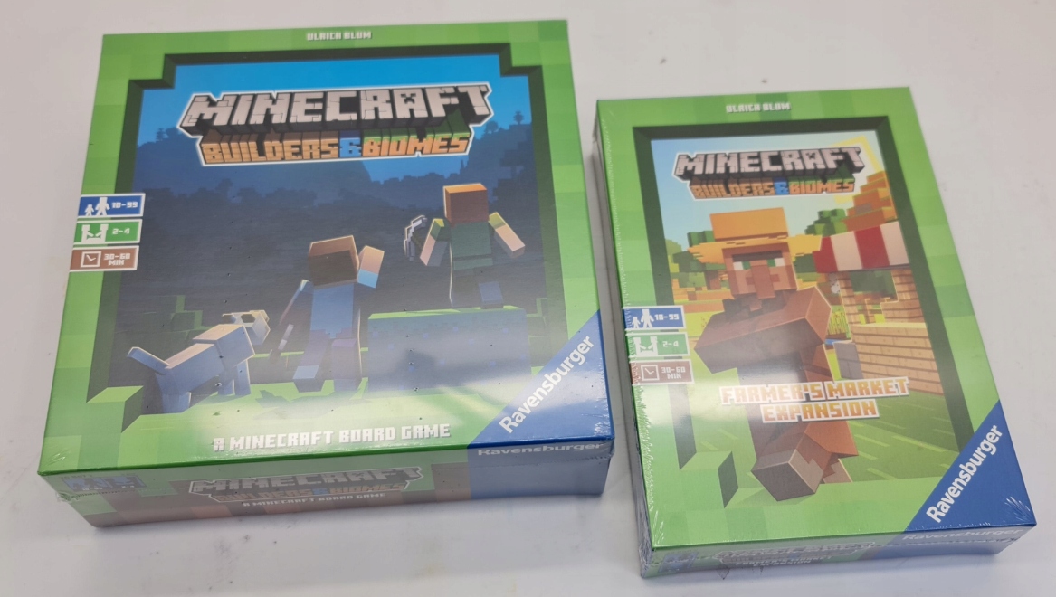 Gra planszowa Ravensburger Minecraft Builders&Biomes - Stan: Nowy 189 ...