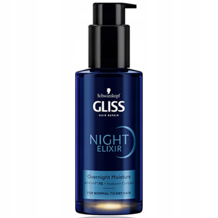 Gliss Night Elixir Overnight Moisture 100ml (9000101702224) • Cena, Opinie • Odżywki do włosów ...