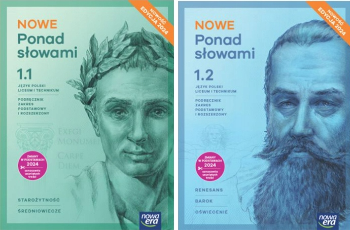NOWE Ponad słowami kl.1 LO KOMPLET NOWA ERA Edycja 2024 (15911062052 ...