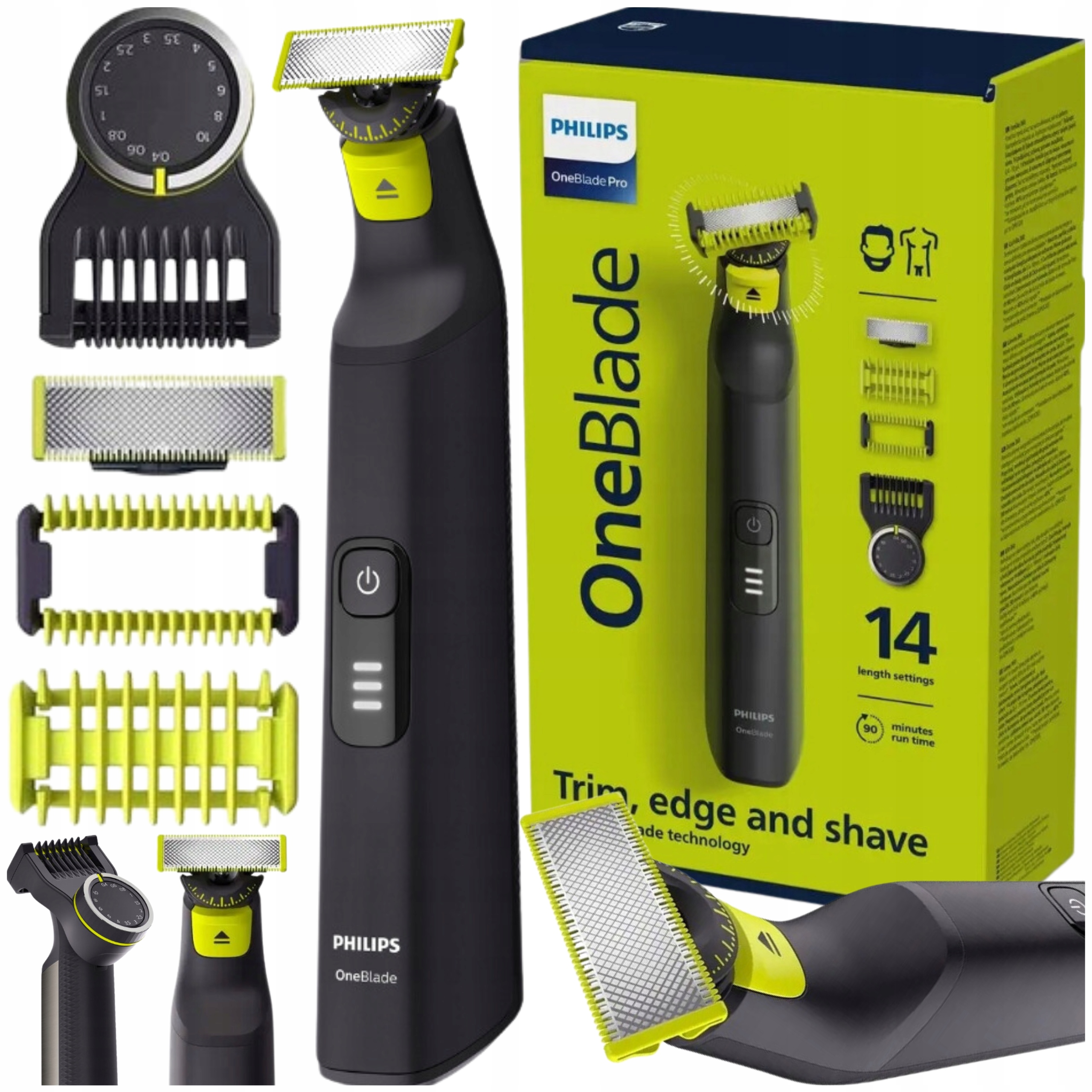 TRYMER GOLARKA PHILIPS ONEBLADE PRO 360 MASZYNKA BRODY TWARZY CIAŁA ... TRYMER GOLARKA PHILIPS ONEBLADE PRO 360 MASZYNKA BRODY TWARZY CIAŁA ...