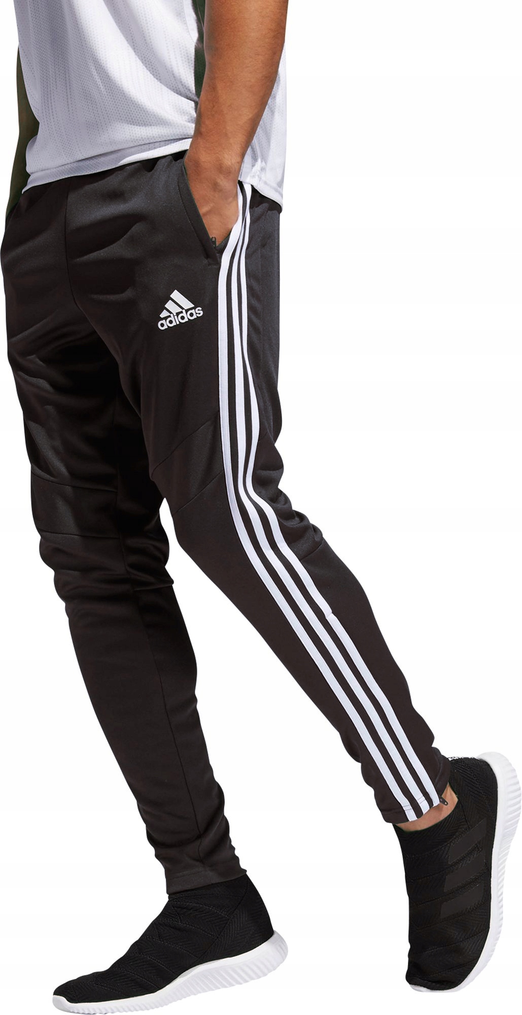 ADIDAS SPODNIE DRESOWE MĘSKIE CZARNE DRESY SLIM 11362384613 - Allegro.pl