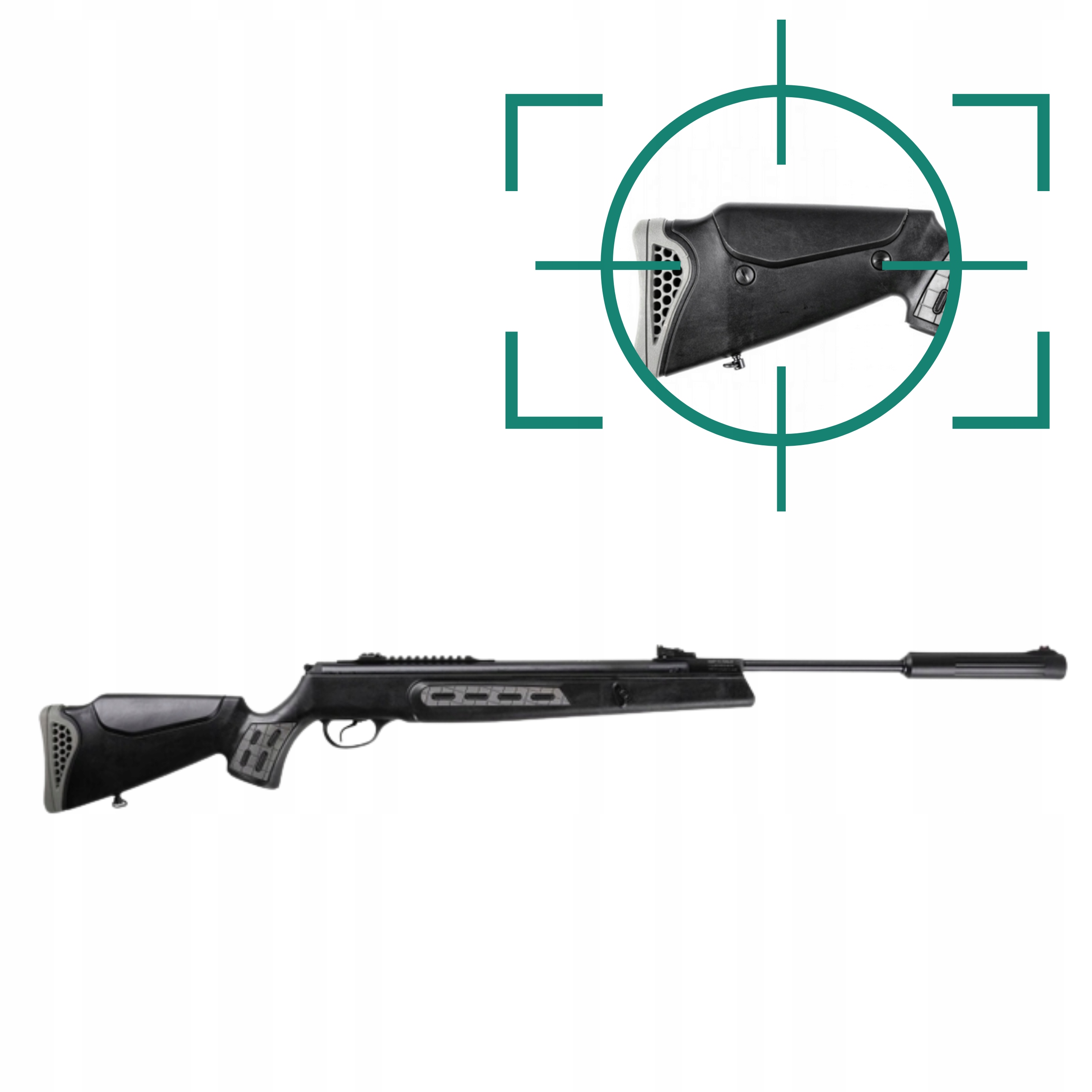 Wiatrówka sprężynowa Hatsan 125 Sniper Vortex 4.5mm kaliber 4,5 mm lufa ...