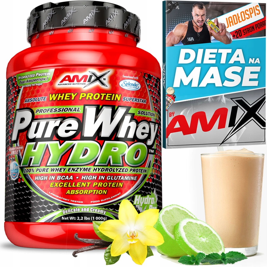 HYDROLIZAT BIAŁKA Whey Mega mocne! + Rozpiska masa WHEY HYDROLYZED ...