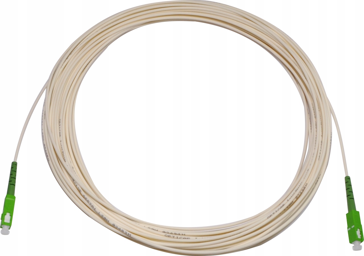 Patchcord światłowodowy kabel SC/APC-SC/APC sx 15m - Sklep Komputerowy ...