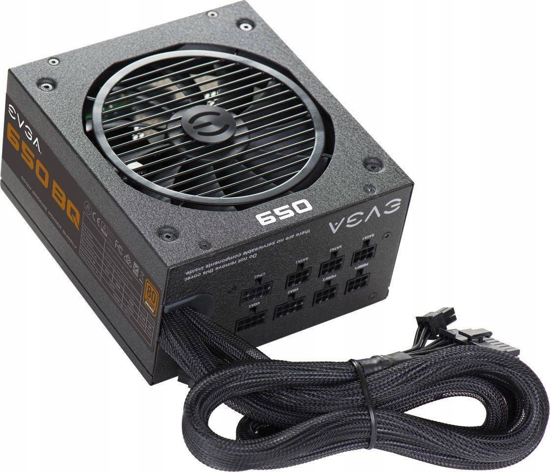 EVGA 650BQ 80 PLUS BRONZE 650W PÓŁMODULARNY w Wadowice Górne - Sklep ...