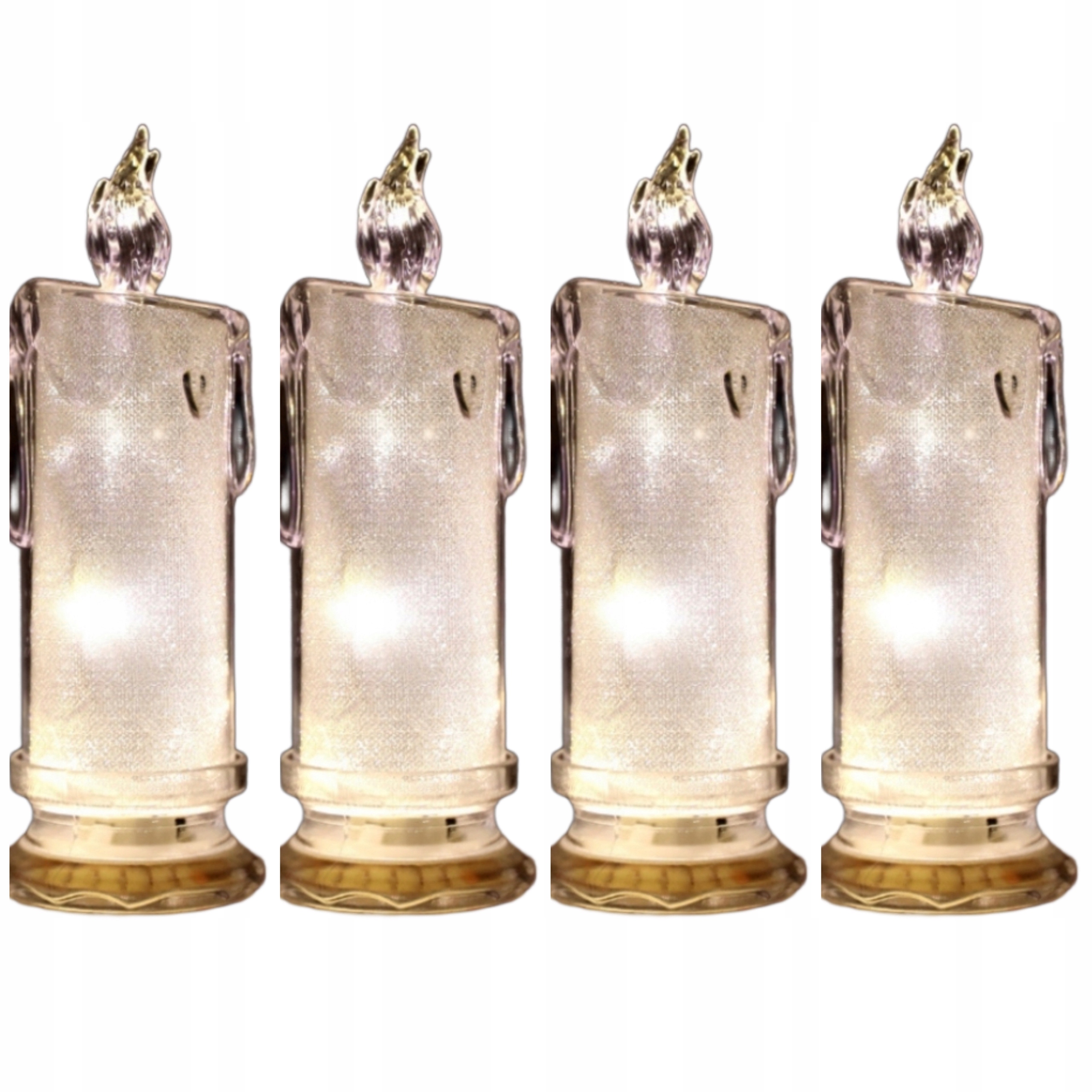 ZESTAW 6SZT WKŁAD ELEKTRYCZNY ŚWIECA LED ZNICZ NA CMENTARZ RUCHOMY ...