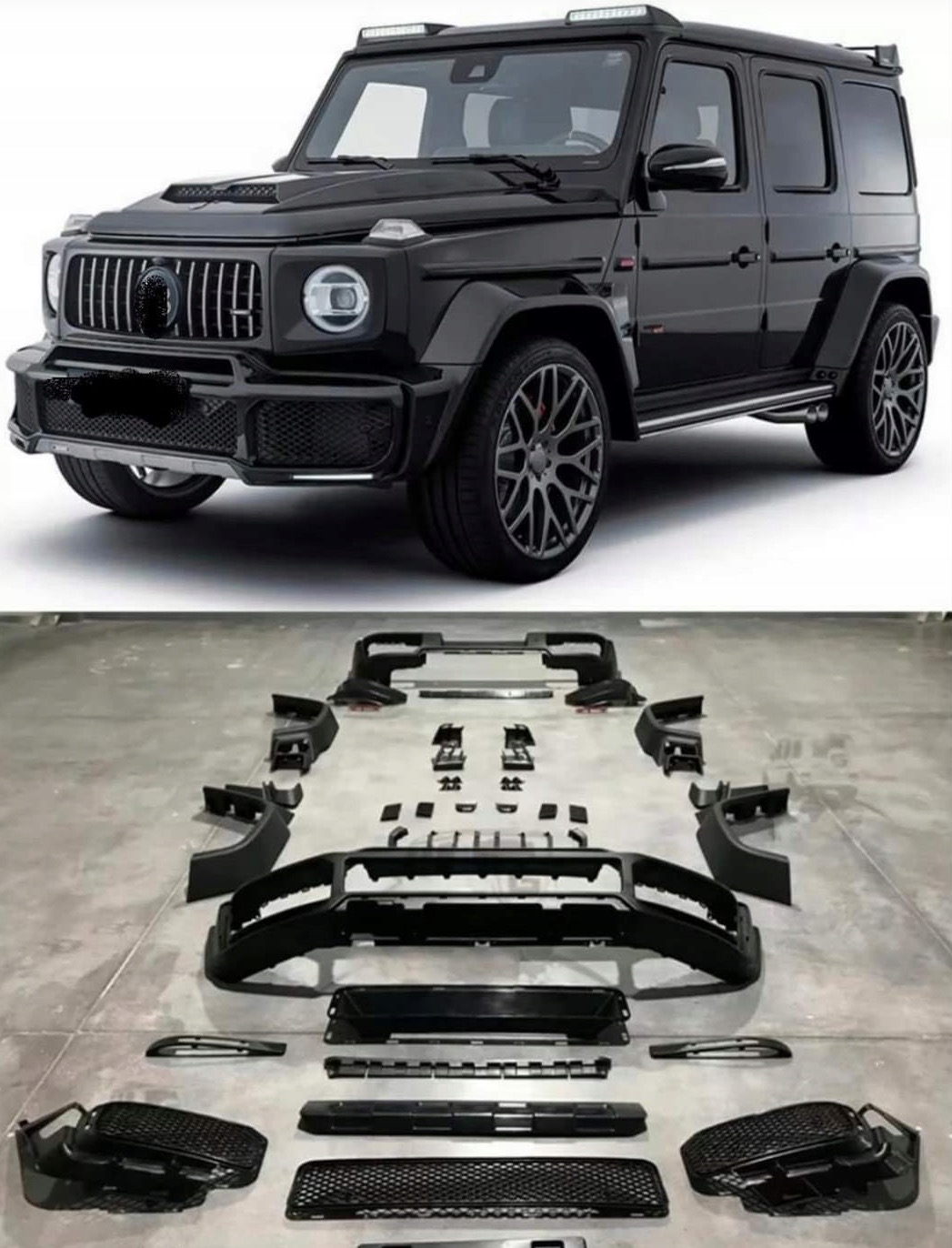 MERCEDES G63 BRABUS W463 BODYKIT BRABUS 2000-2019 AEW463BBO za 29999 zł ...