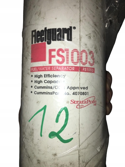 FILTR PALIWA FLEETGUARD FS1003 FS1003 za 49,50 zł z Garbów - Allegro.pl ...