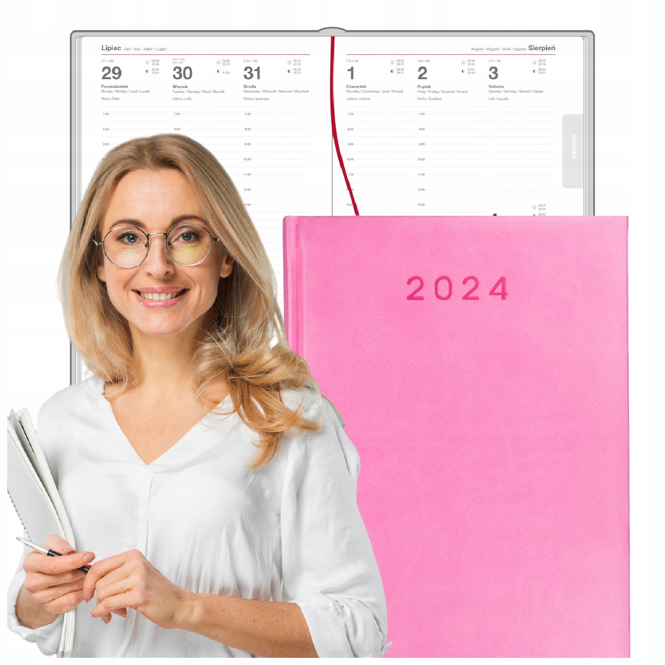RÓŻOWY KALENDARZ KSIĄŻKOWY DZIENNY A5 2024 TURYN 13514330102 - Sklepy ... RÓŻOWY KALENDARZ KSIĄŻKOWY DZIENNY A5 2024 TURYN 13514330102 - Sklepy ...