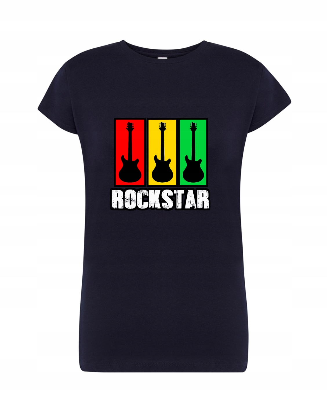 Női póló ROCK&ROLL zene ROCK love music GITÁR #564 za 5035.00HUF-ért ...