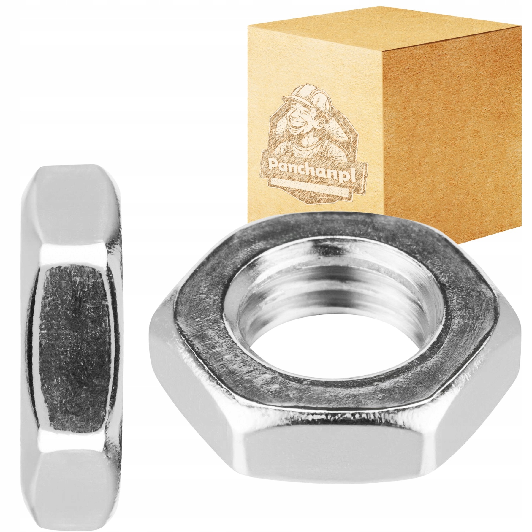 NÍZKÁ MATICE DIN439 TŘÍDA 4 POZINK M8 100 KS za 126.00CZK - Allegro