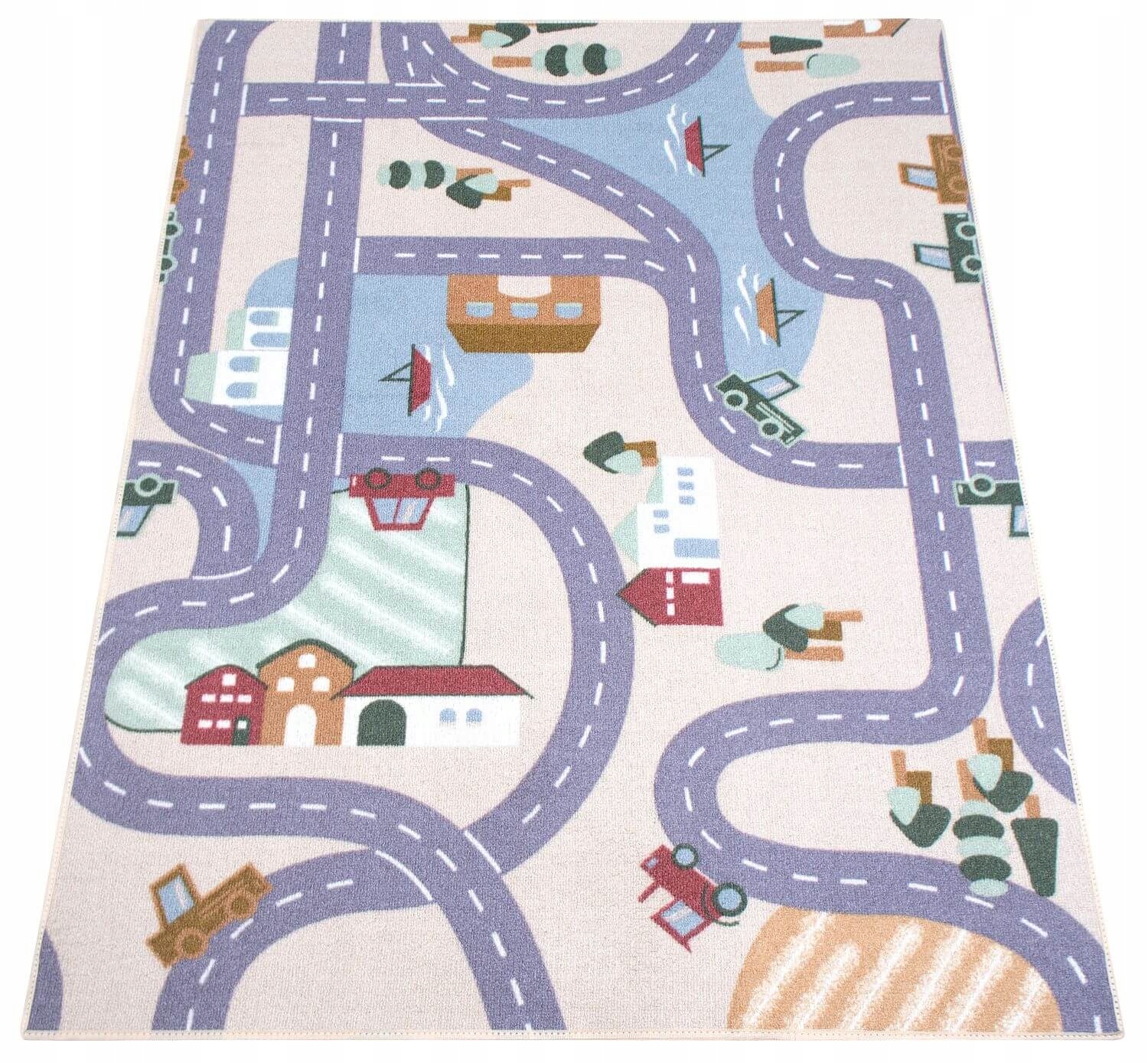 DYWAN DZIECIĘCY DROGA ULICA MIASTO ANTYPOŚLIZGOWY DO POKOJU DZIECKA ...